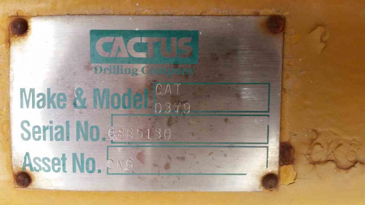 1981 CAT D379 Diesel Engine - Beeman Equipment Sales