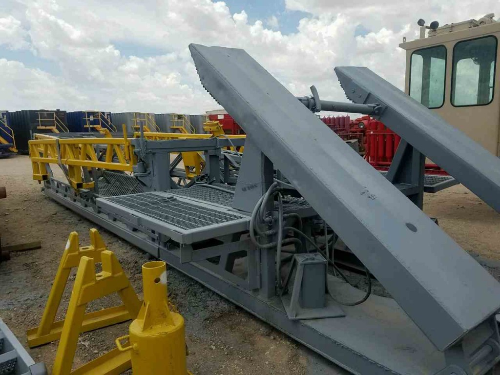 (2) Apache Walker Neer Automated Pipe Handler - Beeman Equipment Sales