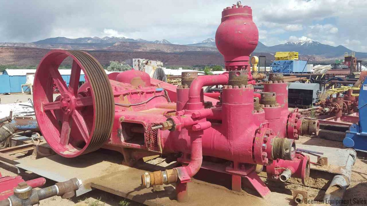 Ideco 7 1/4" x 15" Duplex Pump - Beeman Equipment Sales