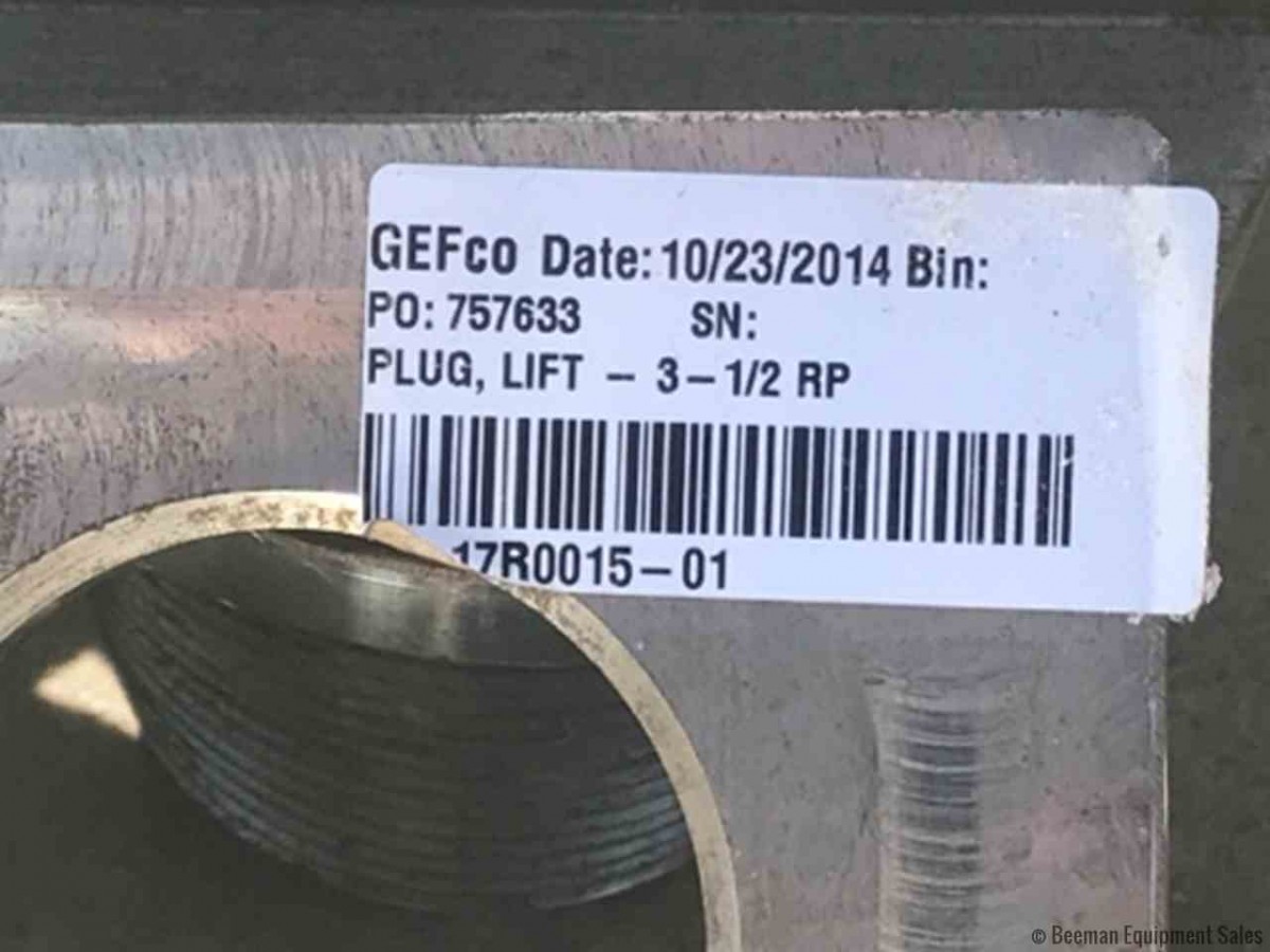 GEFCO 3 1/2" RP Lift Plugs - Beeman Equipment Sales