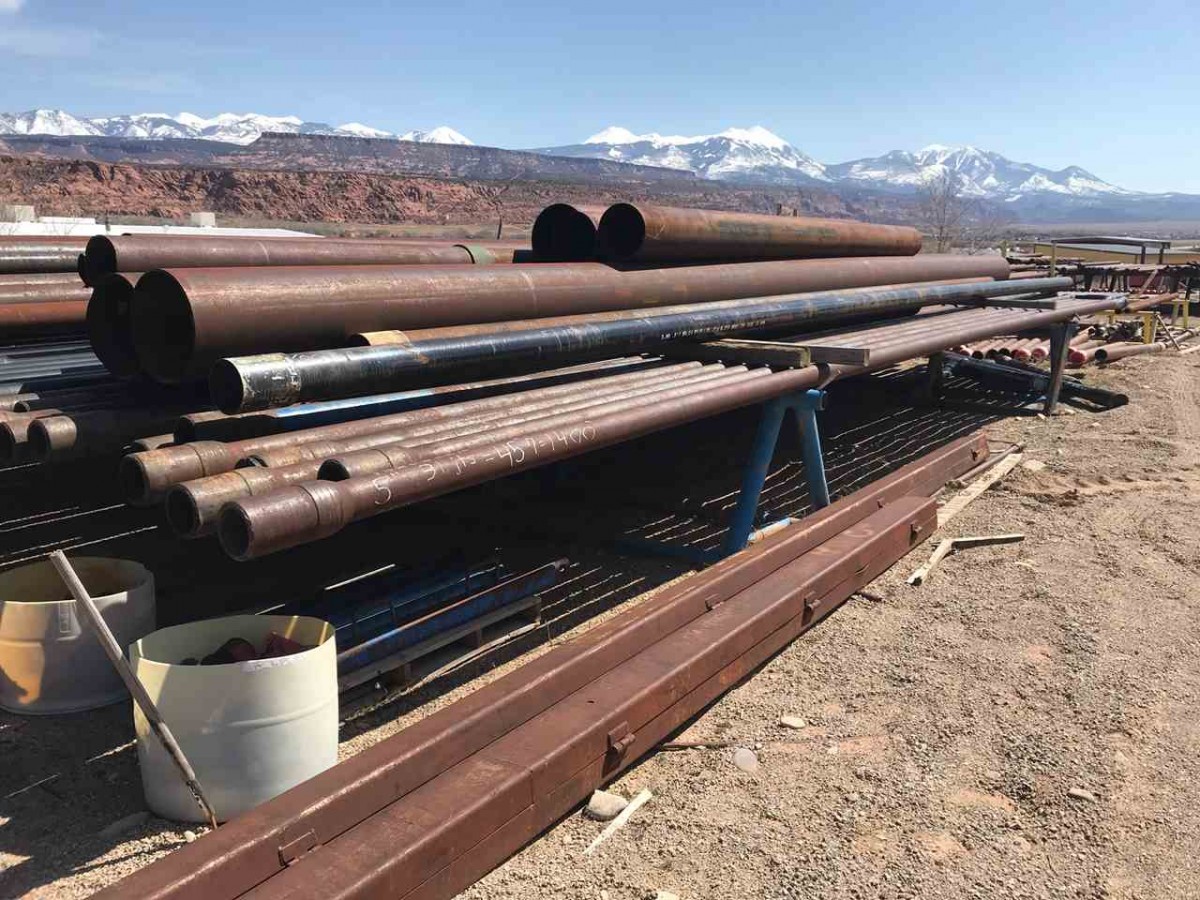 Drill Pipe - 5" OD x 45'7"L (RNG III) - Beeman Equipment Sales