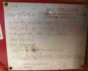 2010 NOV Rolligon Hydration Unit - Beeman Equipment Sales