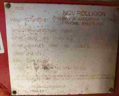 2010 NOV Rolligon Hydration Unit - Beeman Equipment Sales