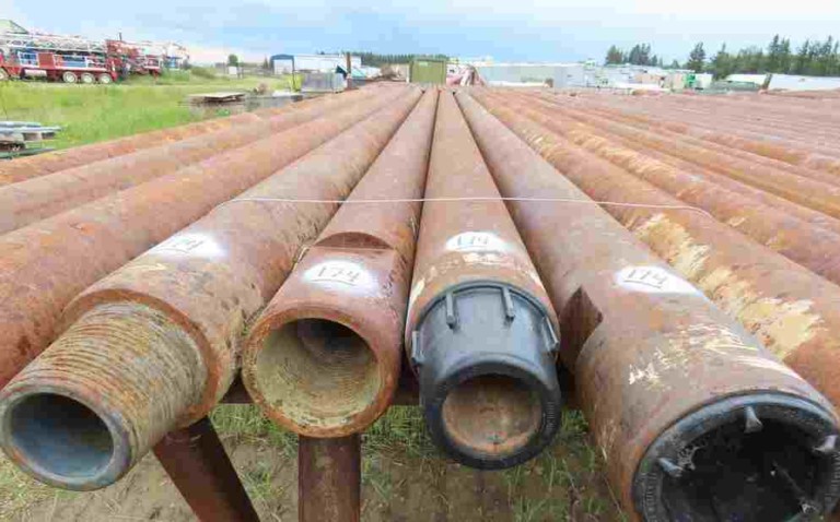 (4) Slick Drill Collars w/ Wrench Slots - Beeman Equipment Sales