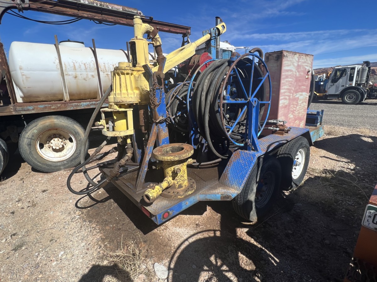 EVCO Trailer Mounted Hydraulic Power Swivel - Beeman Equipment Sales