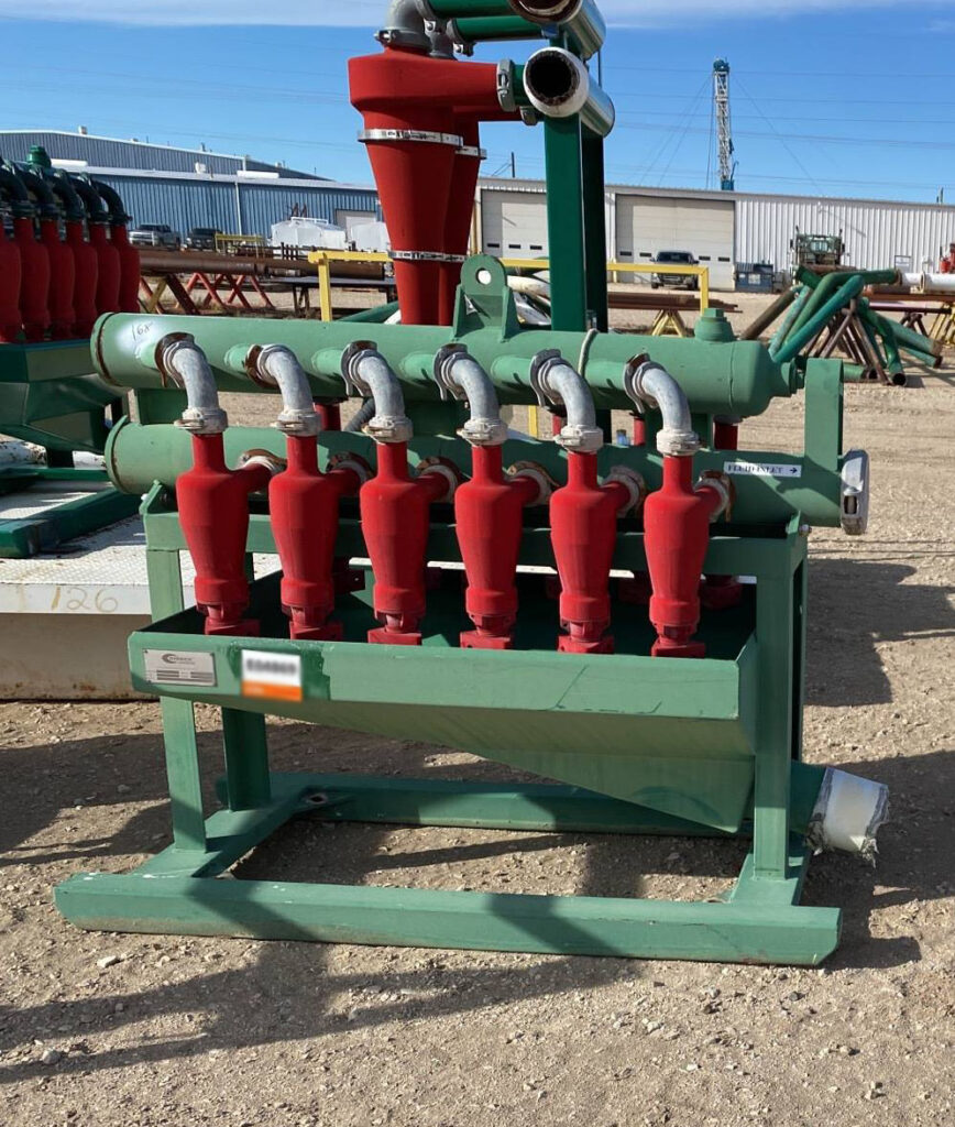 3= Derrick Mfg (12) Cone De-Silter - Beeman Equipment Sales