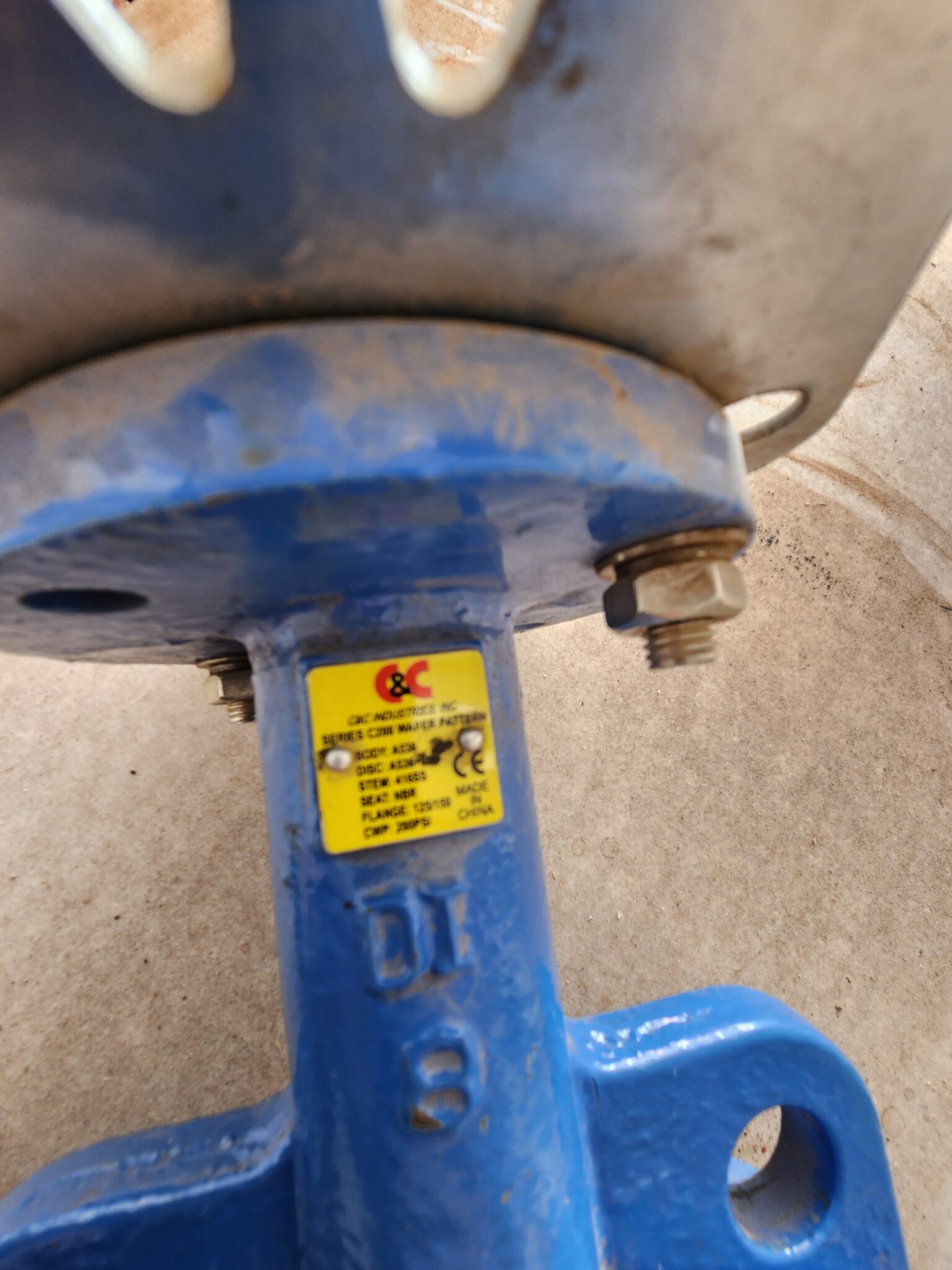 C200 Series Wafer Butterfly Valve - Beeman Equipment Sales