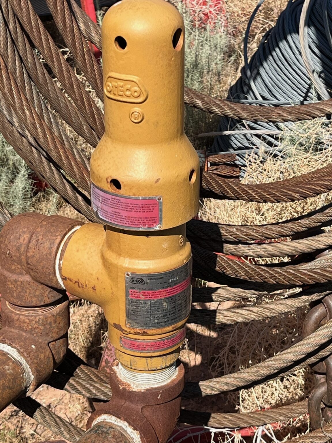 Oteco Preasure Relief Valve - Beeman Equipment Sales