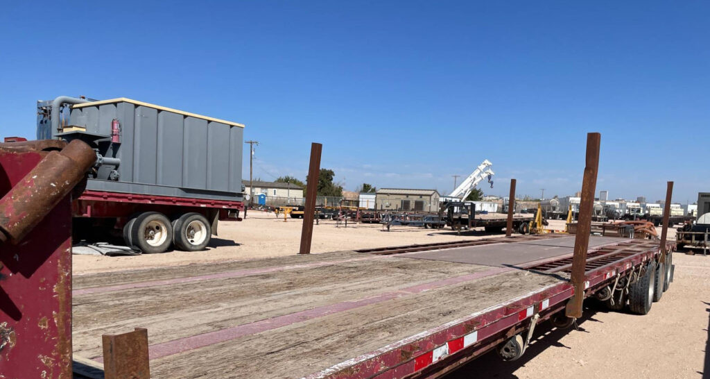 2007 MANAC Tri/A Extendable Step Deck Trailer - Beeman Equipment Sales