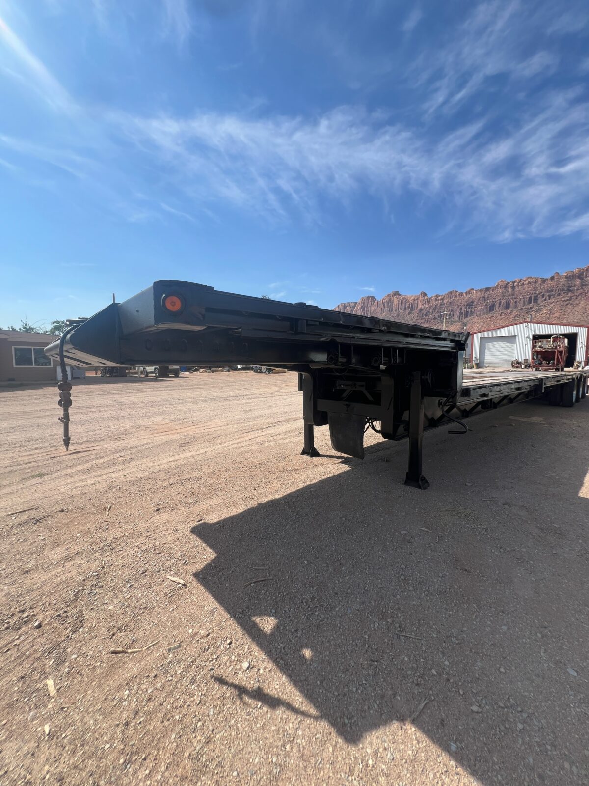 2007 MANAC Tri/A Extendable Step Deck Trailer - Beeman Equipment Sales