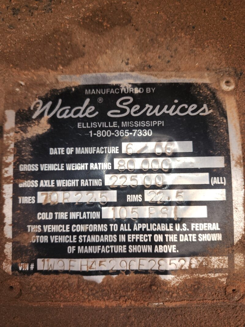 2006 Wade Step deck Trailer - Beeman Equipment Sales