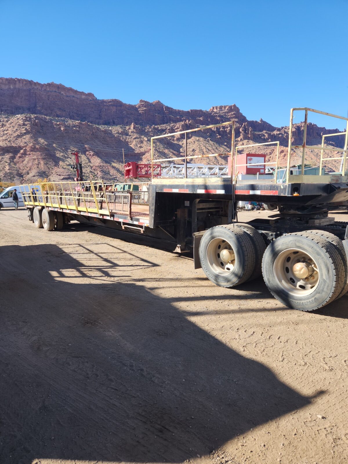 2006 Wade Step deck Trailer - Beeman Equipment Sales