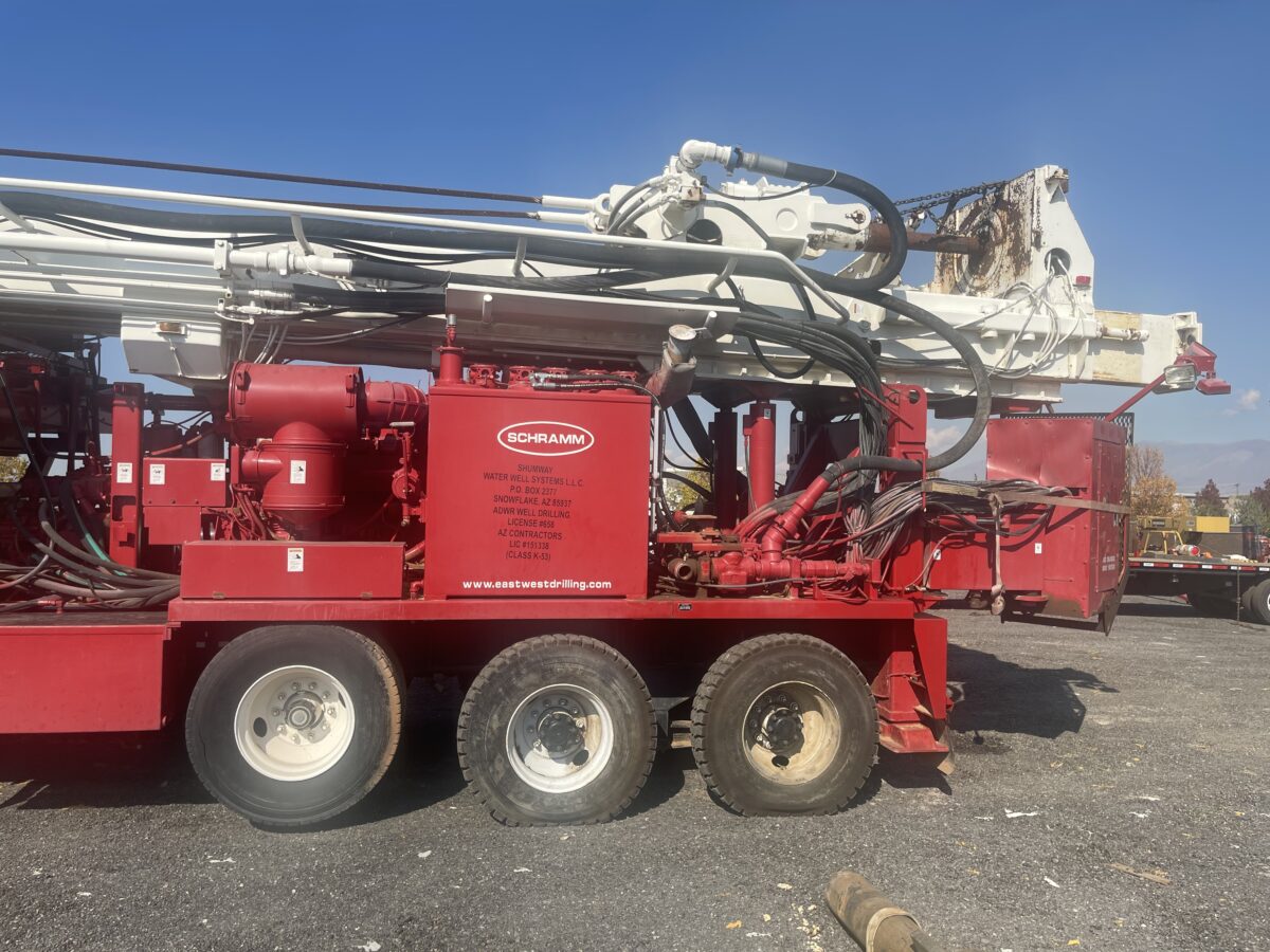 2005 T130 Telemast Schramm Drill Rig - Beeman Equipment Sales