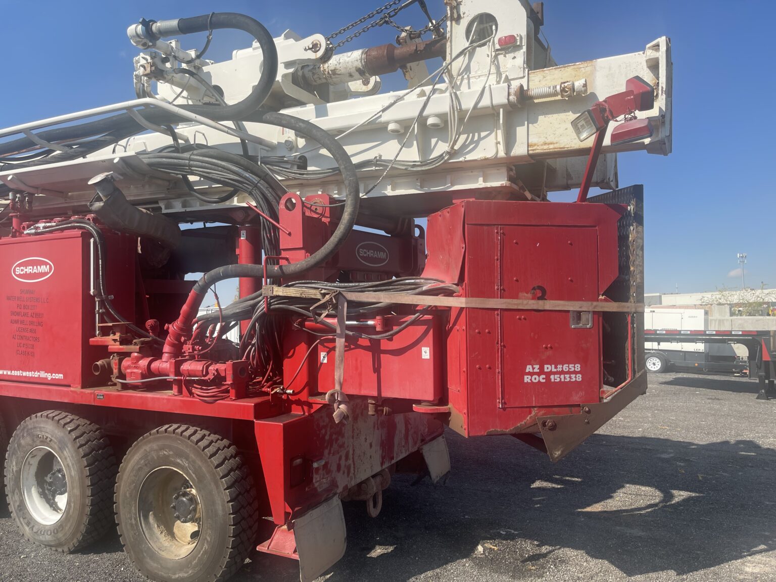 2005 T130 Telemast Schramm Drill Rig - Beeman Equipment Sales