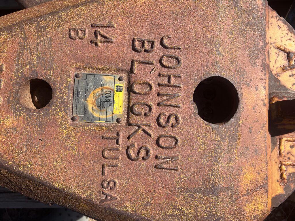 Miscellaneous Traveling Blocks - Beeman Equipment Sales