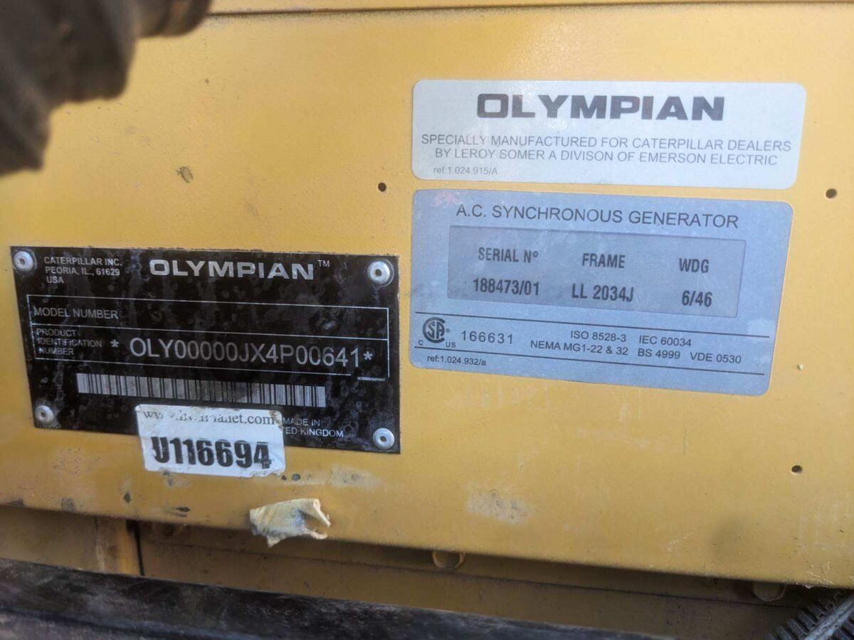 2006 Perkins XQ60 Generator - Beeman Equipment Sales