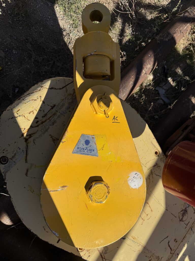 2015 1 Sheave Rope Block - Beeman Equipment Sales