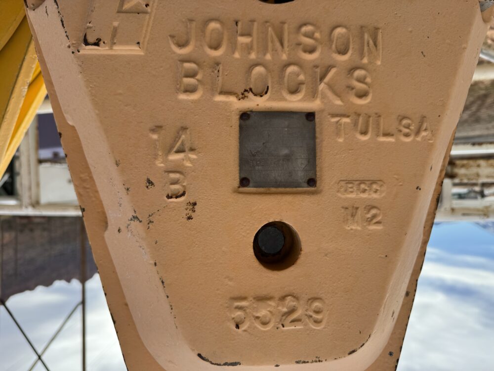 40 Ton Johnson 4 Sheave Block - Beeman Equipment Sales