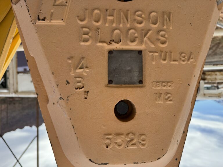 40 Ton Johnson 4 Sheave Block - Beeman Equipment Sales